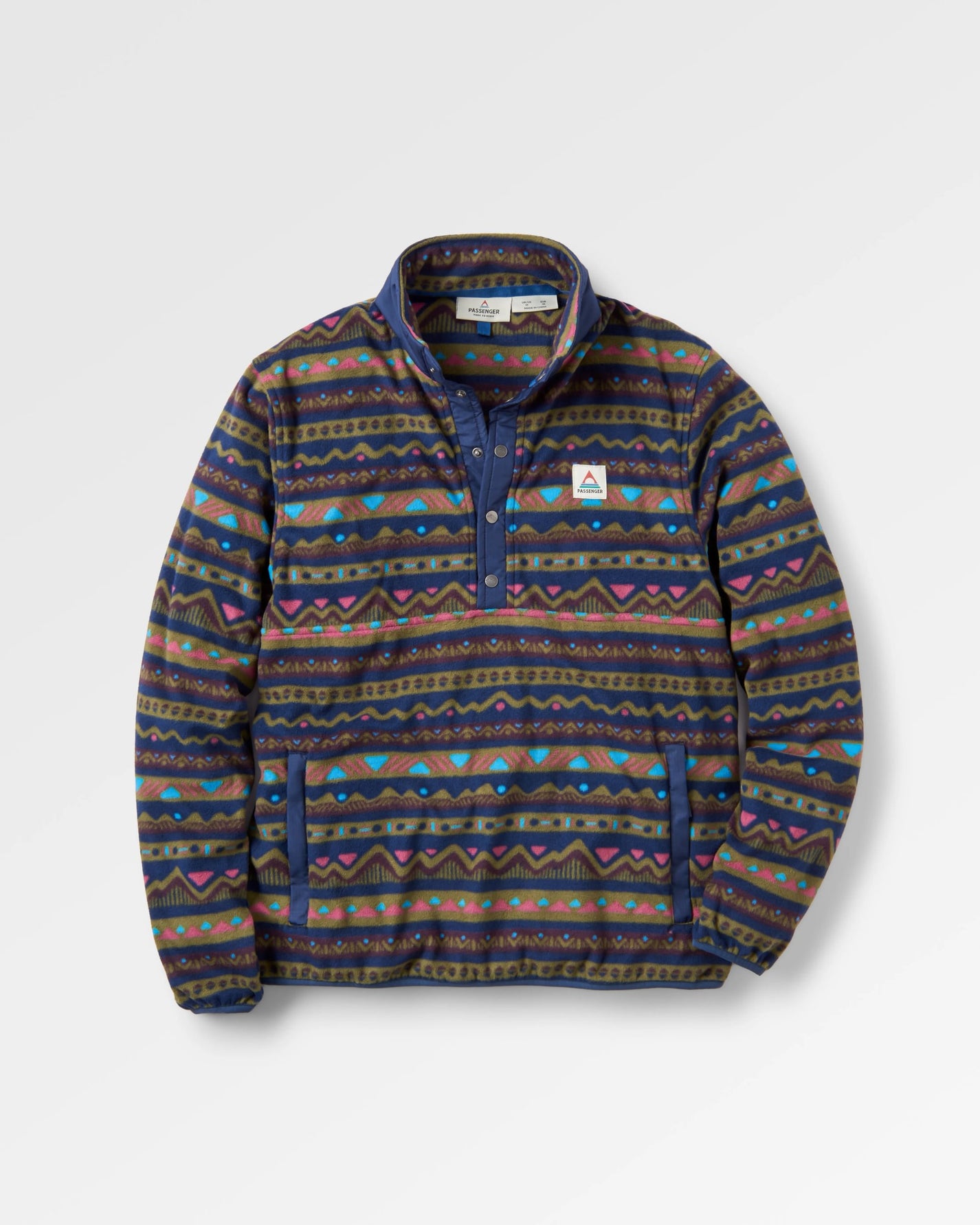 Adrift Recycled Polar Fleece Mountain Geo Multi – Passenger