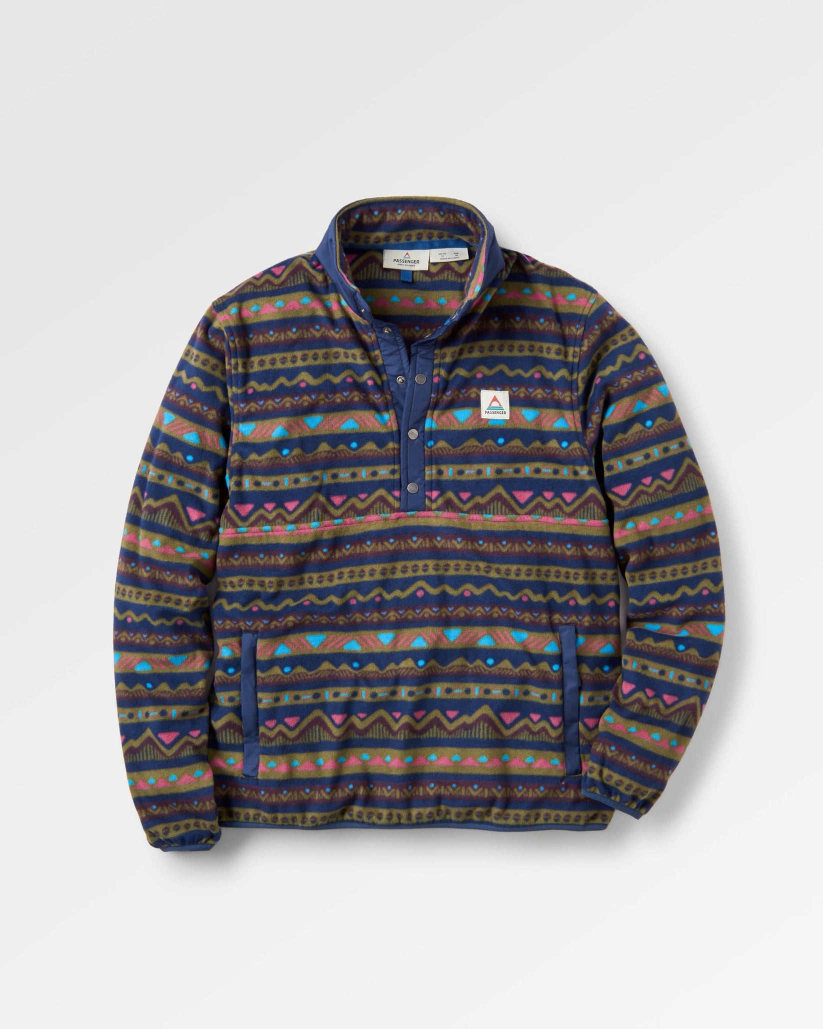 Adrift Recycled Polar Fleece Mountain Geo Multi – Passenger