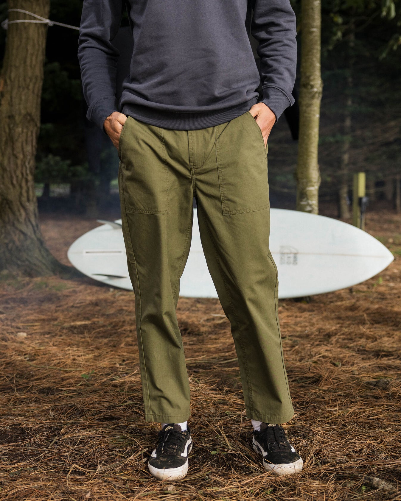 Timeless Crop Trouser Khaki – Passenger