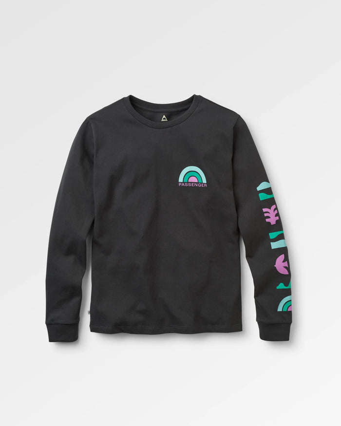 Papercut Recycled Cotton LS T-Shirt Black – Passenger