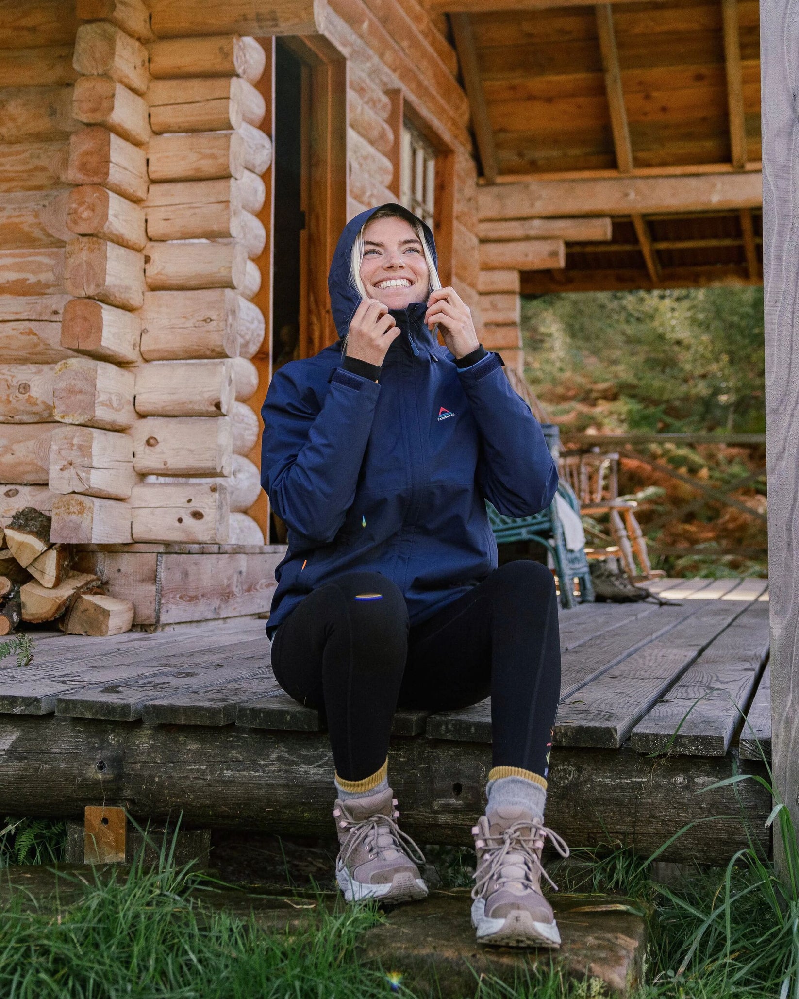 Rainstorm Recycled Waterproof Jacket Rich Navy – Passenger