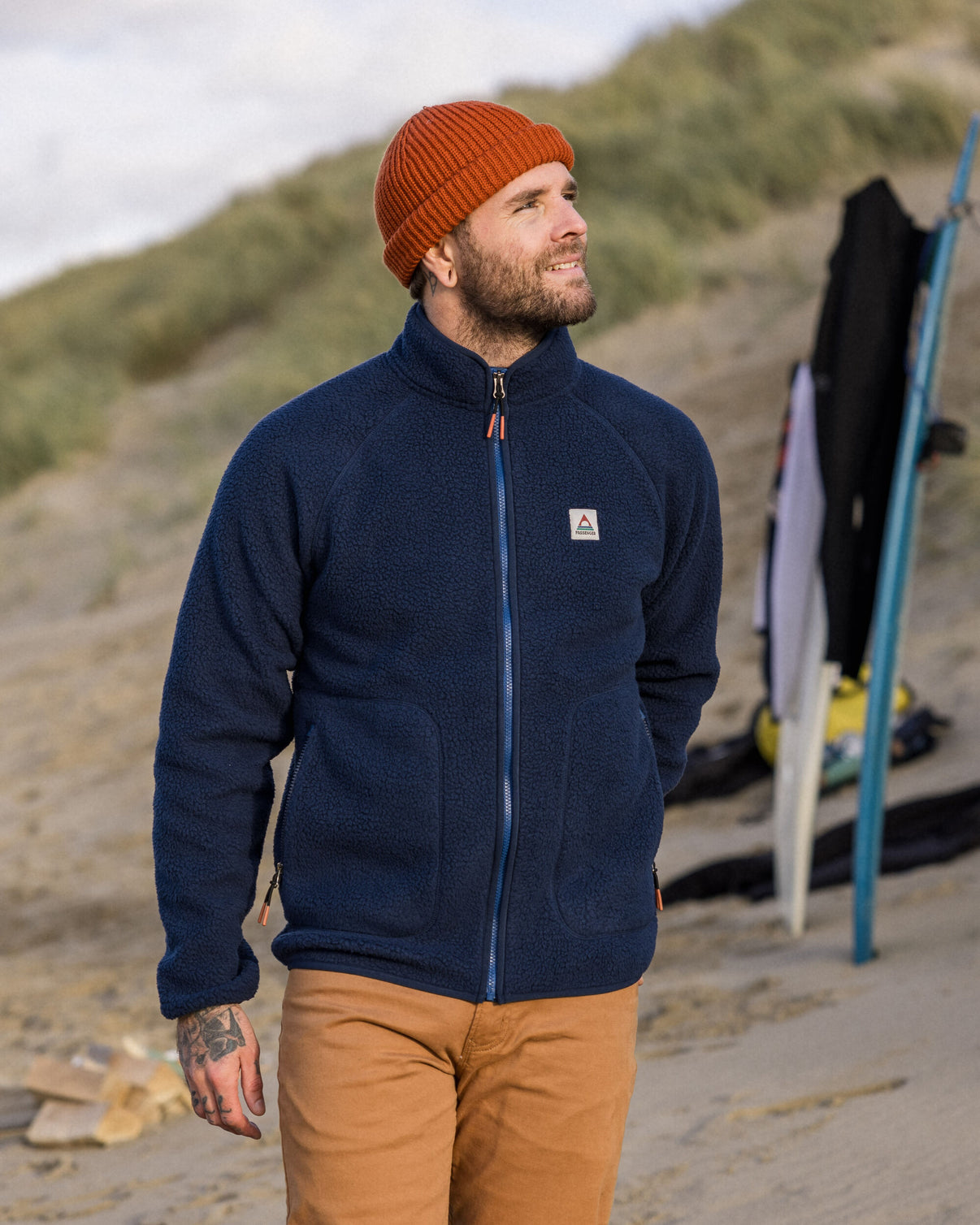 Tripper 2.0 Full Zip Recycled Sherpa Fleece Rich Navy – Passenger