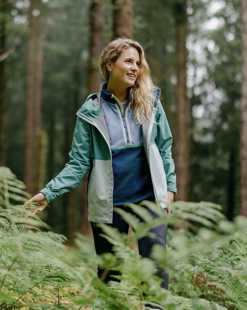 Rainstorm Recycled Waterproof Jacket Deep Sea/Surf Spray – Passenger