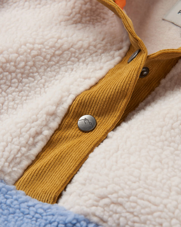 Create Deep-Pile Sherpa Fleece Blue Fog – Passenger
