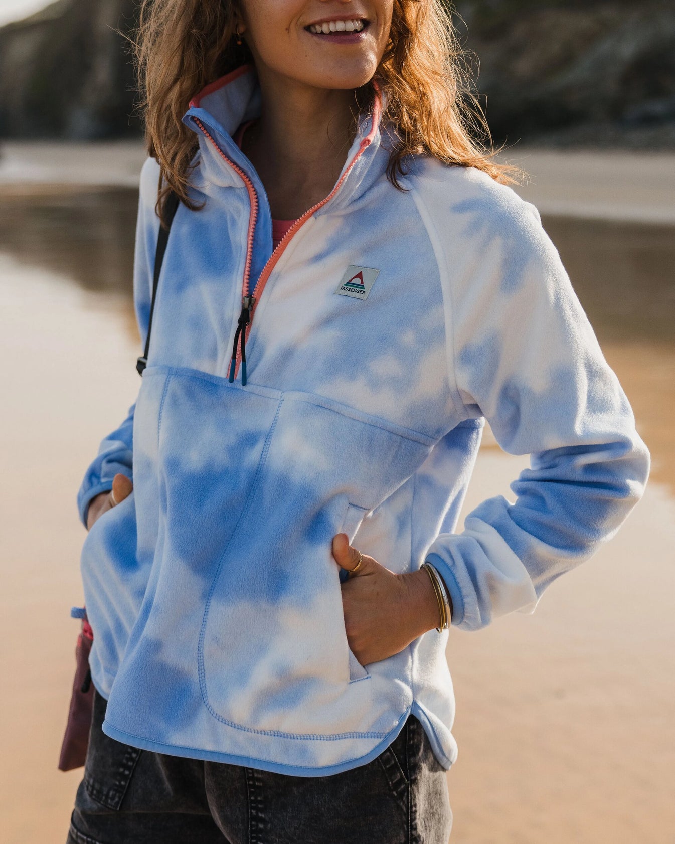 Sorrel Recycled Polar Fleece Tie Dye Cornflower – Passenger