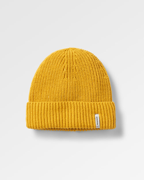 Compass Recycled Beanie Mustard Yellow – Passenger