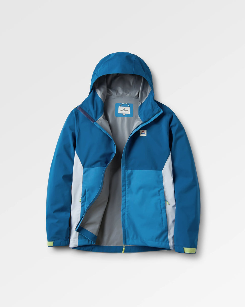 Downpour Recycled Waterproof Jacket Tidal Blue/Blue Steel – Passenger