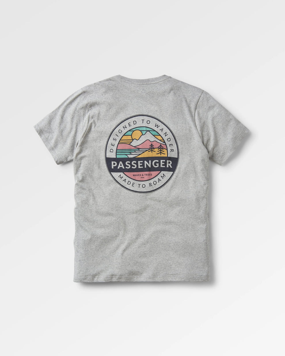 Odyssey Recycled Cotton T-Shirt Grey Marl – Passenger