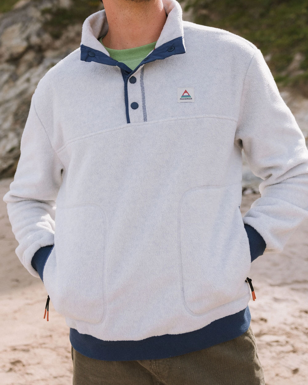 Take It Easy Polar Fleece Grey Marl – Passenger