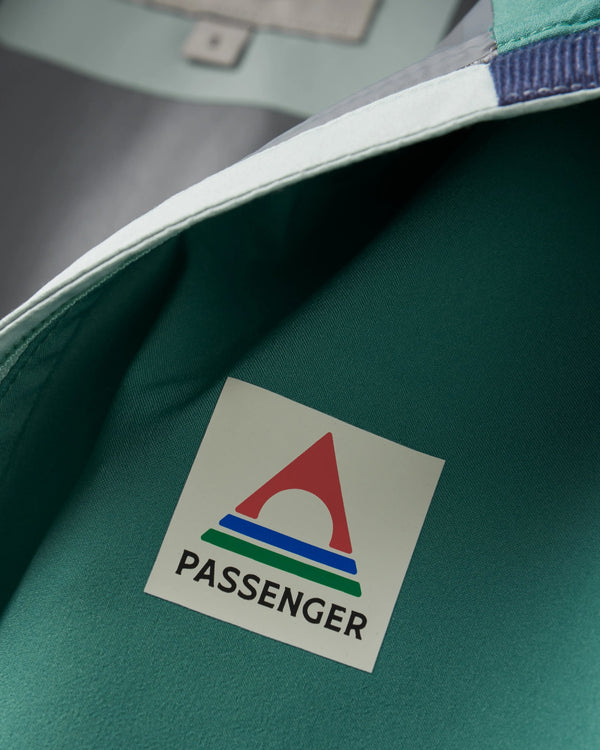 Rainstorm Recycled Waterproof Jacket Deep Sea/Surf Spray – Passenger