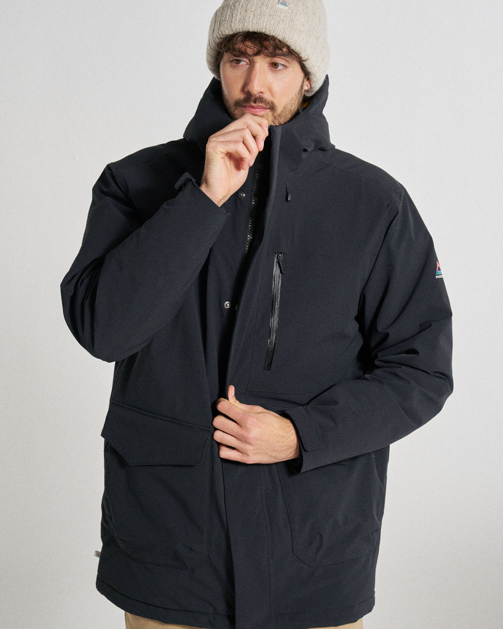 Rainier Waterproof Parka Black – Passenger