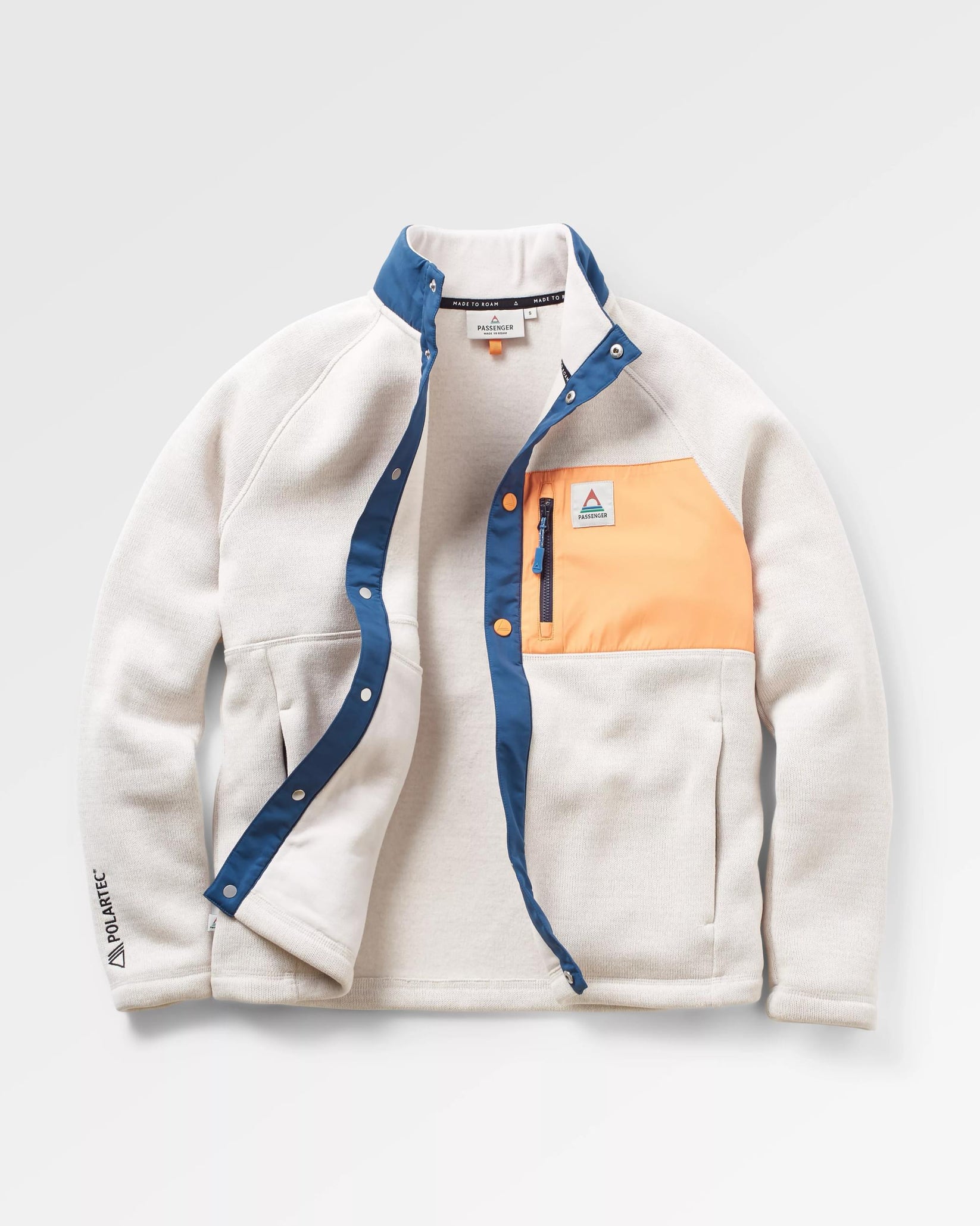 Women's Amber Recycled Polartec® Fleece Vintage White – Passenger