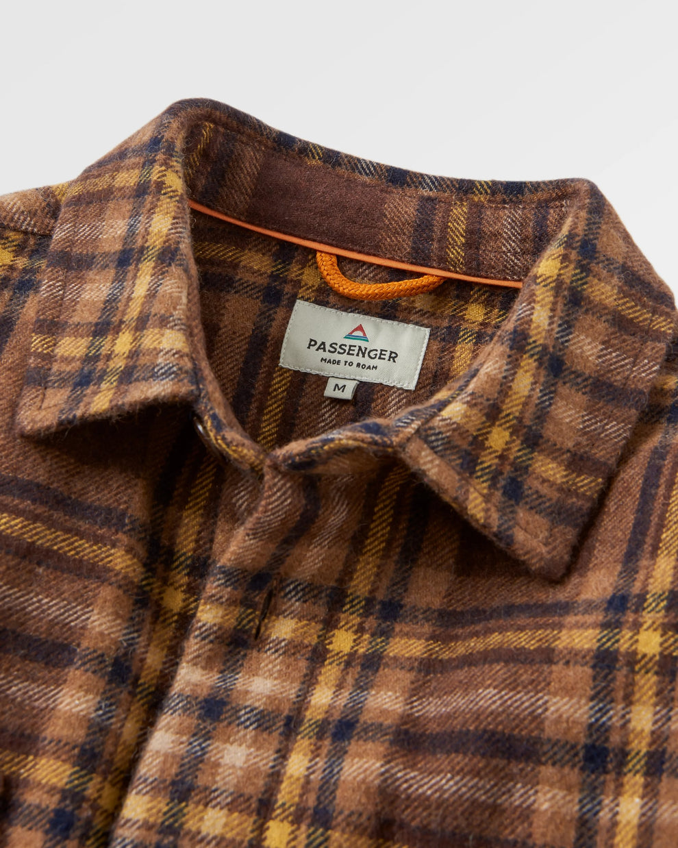 Barren Overshirt Brown/Mustard Check – Passenger