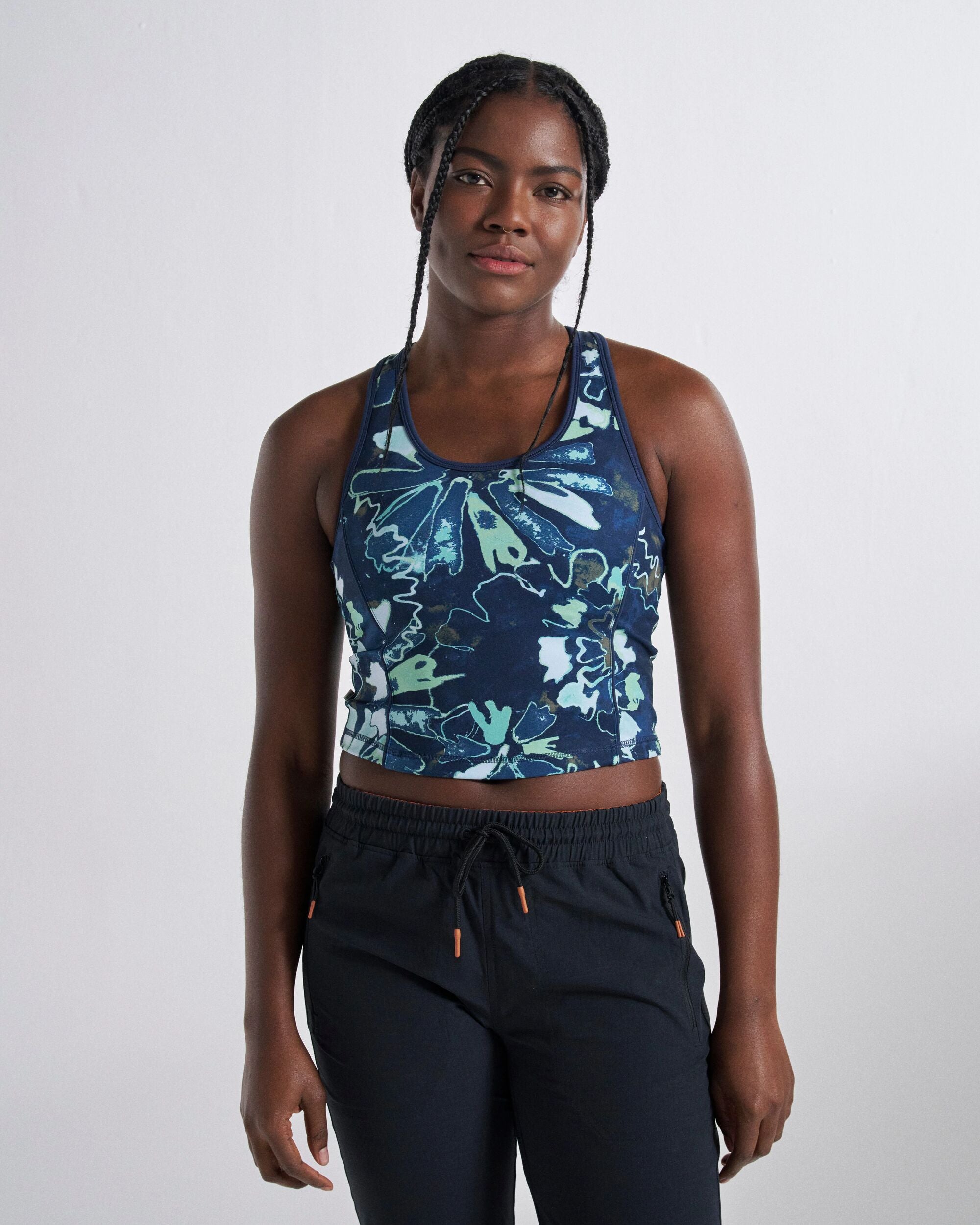 Mantra Active Crop Top Frost Ice Blue – Passenger