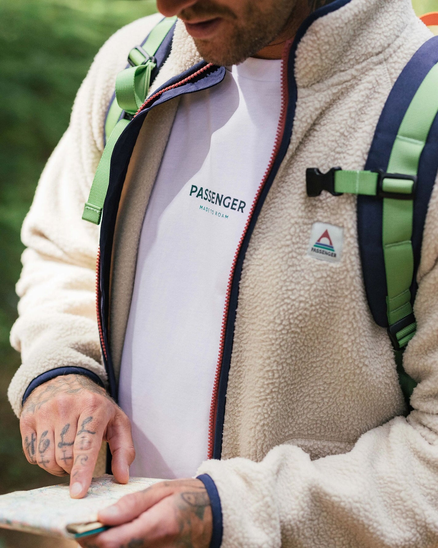 Tripper 2.0 Full Zip Recycled Sherpa Fleece Oatmeal – Passenger