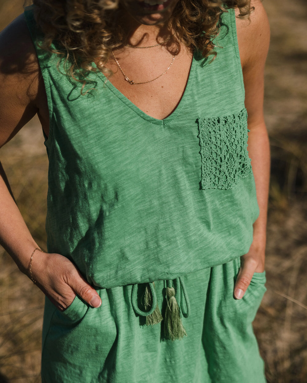 Rivergate Dress Green Spruce – Passenger