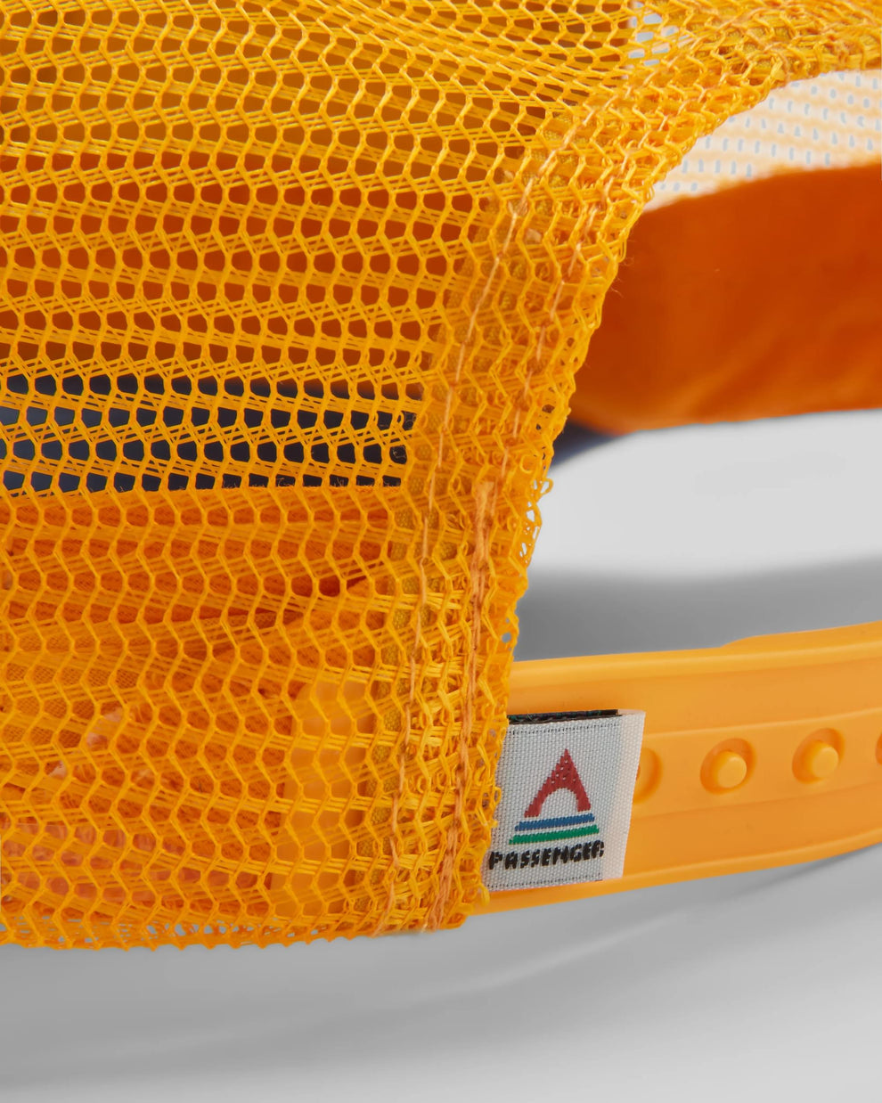 Escapism Trucker Cap Mustard Yellow/Moonlight Blue – Passenger