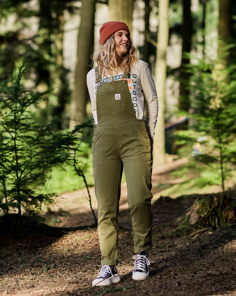 Roamist Organic Cotton Dungarees Khaki – Passenger