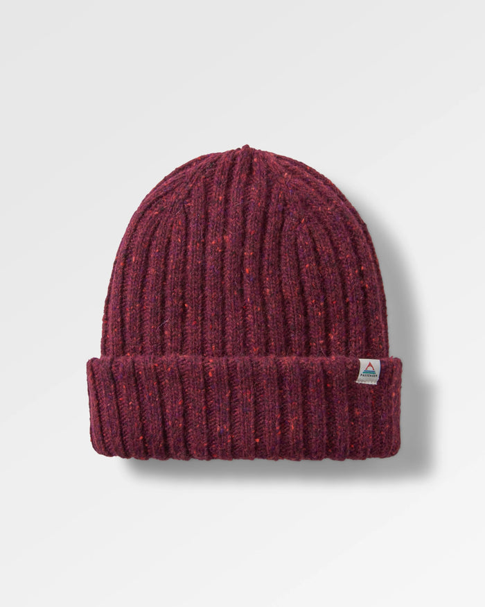Fisherman Merino Wool Beanie Wine – Passenger