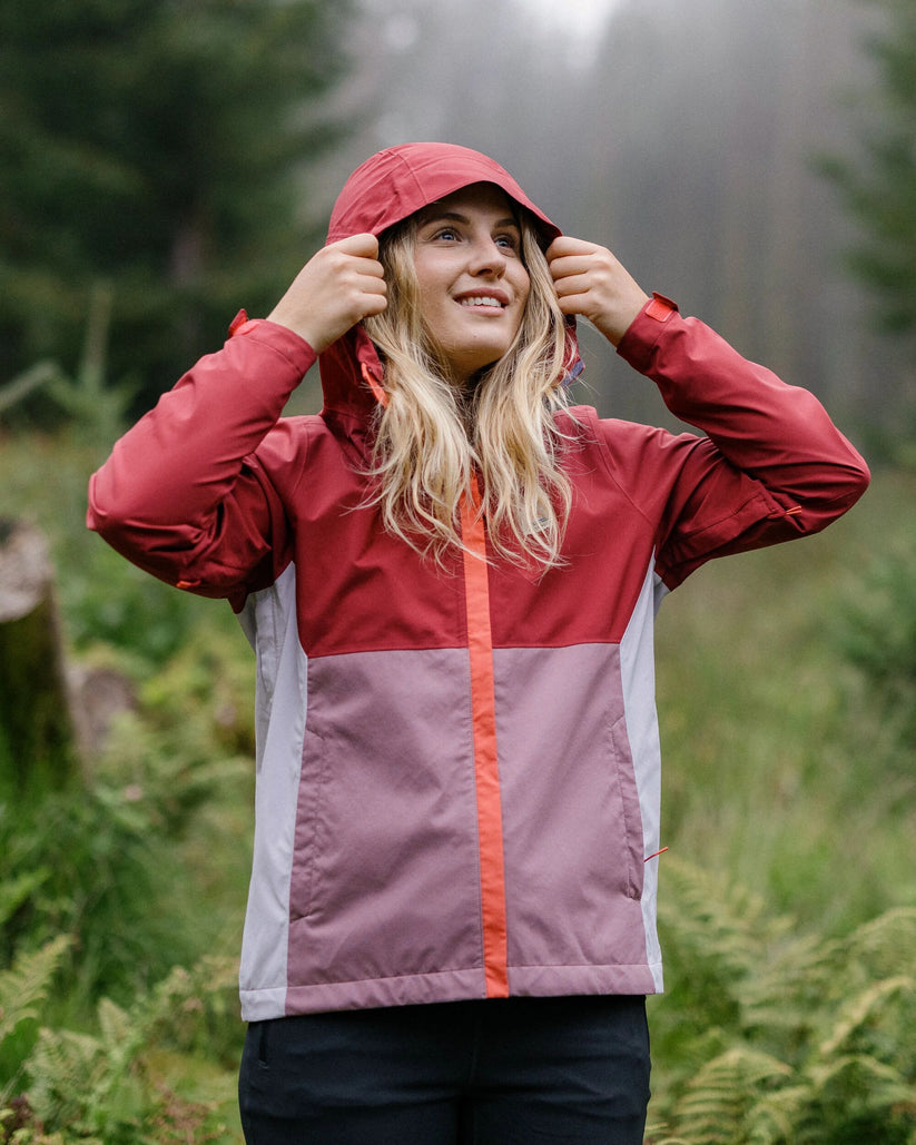 Rainstorm Recycled Waterproof Jacket Forest Berry/Berry – Passenger