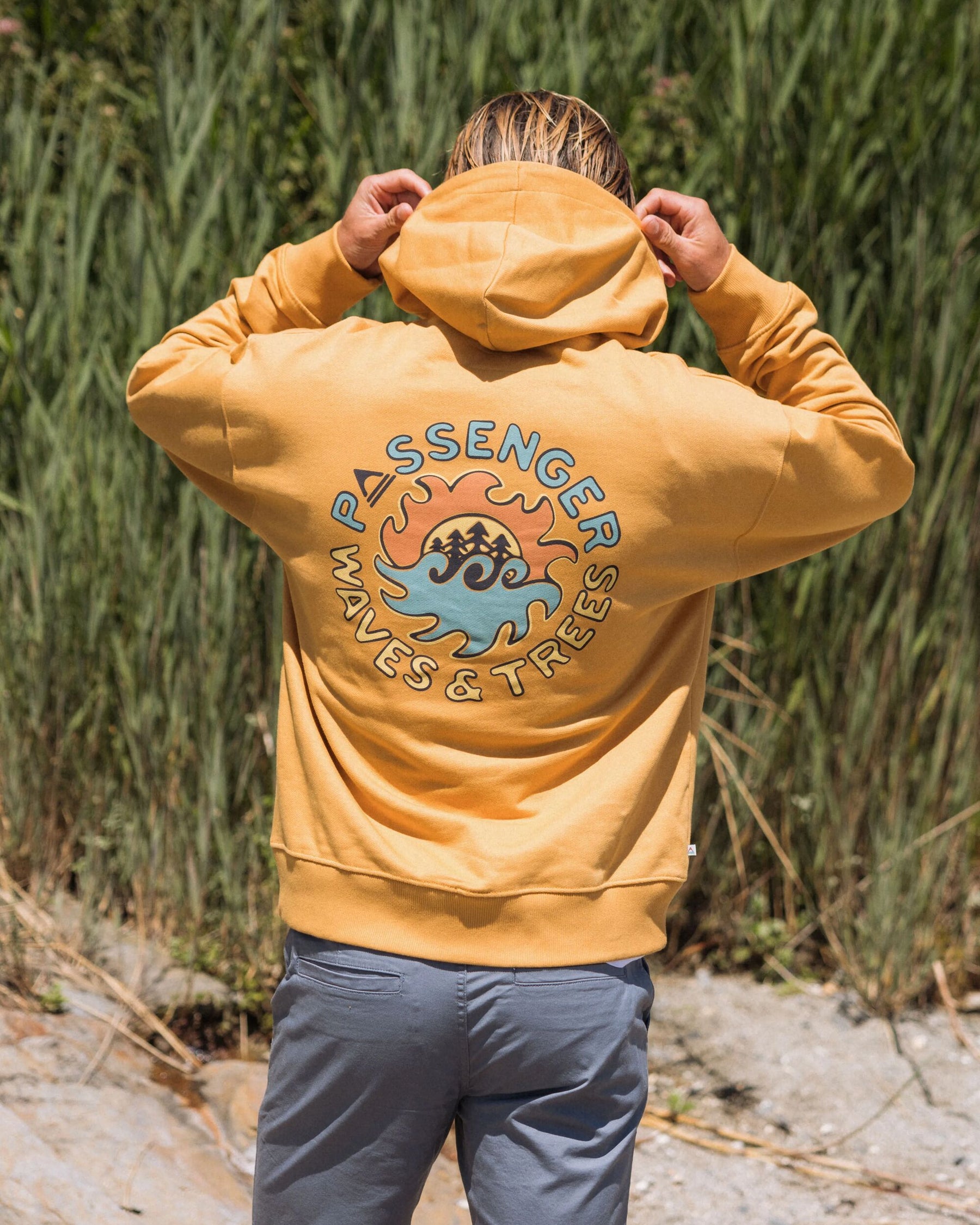 Dune Relaxed Fit Hoodie Spruce Yellow – Passenger