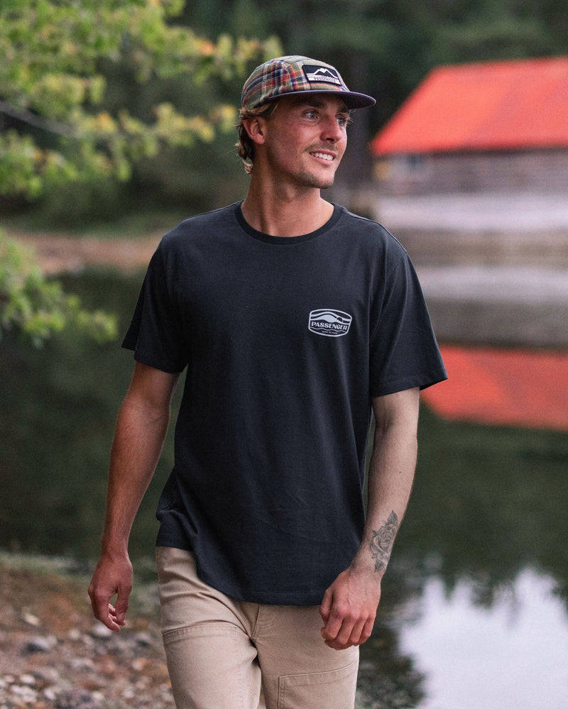 Rambler Recycled Cotton T-Shirt Black – Passenger