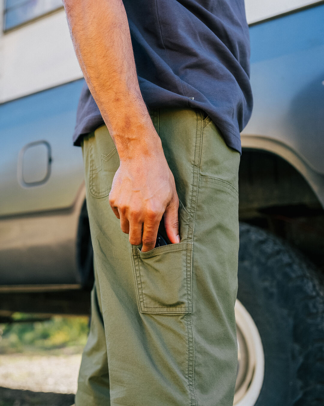 Vantage Organic Cotton Canvas Trouser Khaki – Passenger