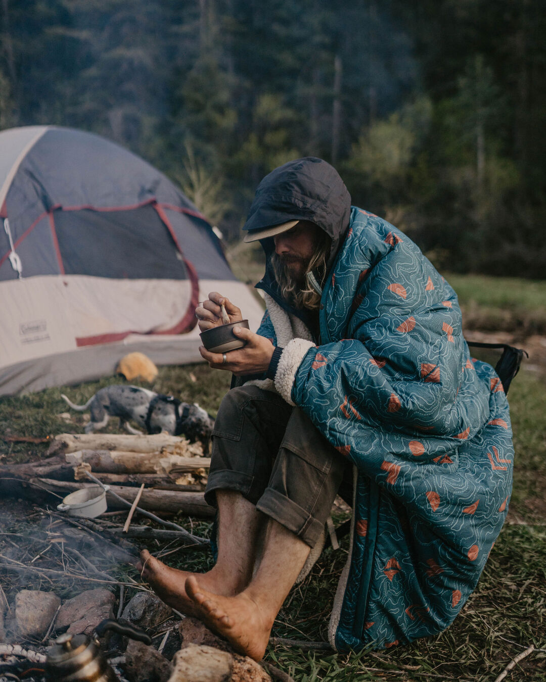 Nomadic Recycled Sherpa Blanket Mediterranean Map – Passenger