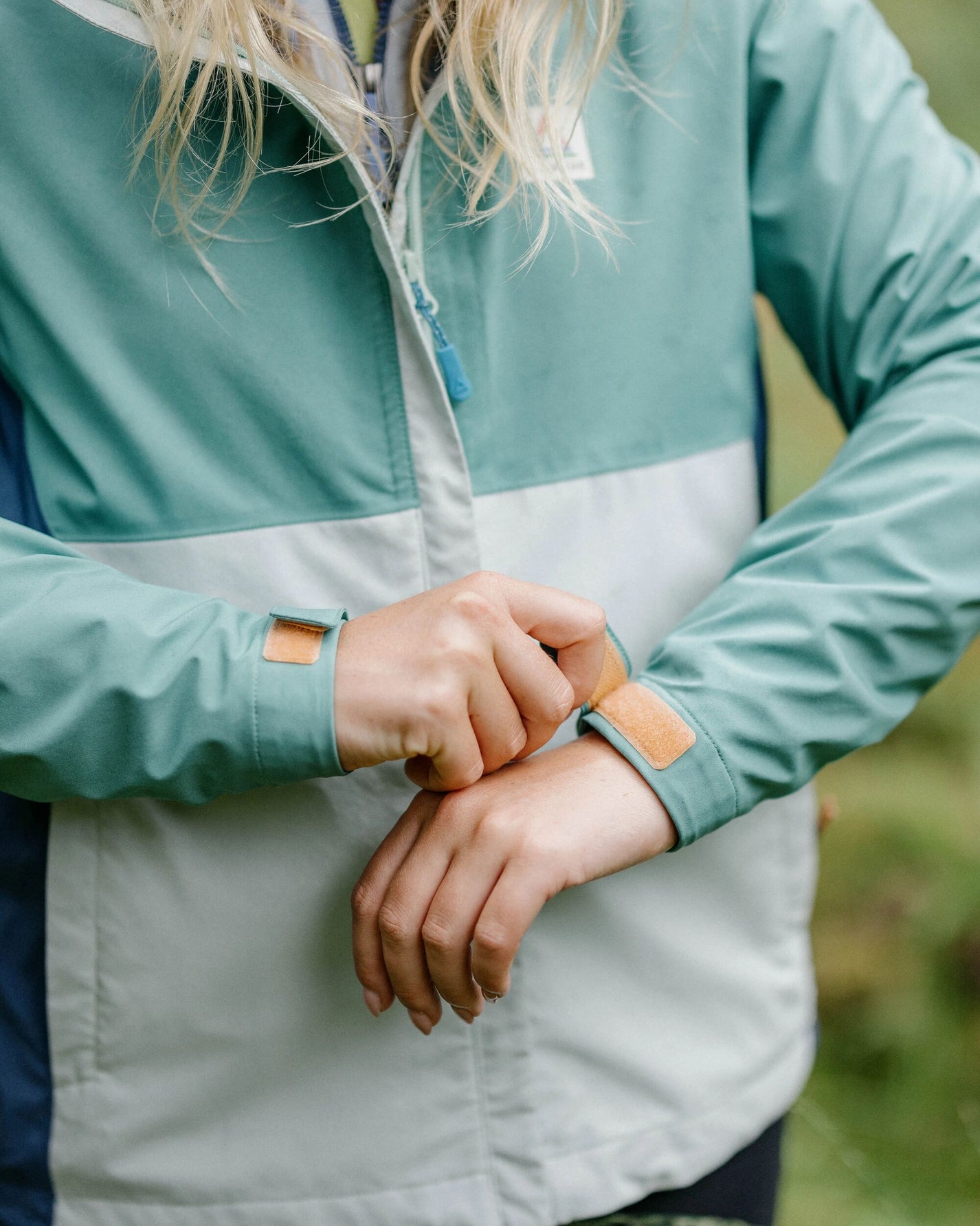 Rainstorm Recycled Waterproof Jacket Deep Sea/Surf Spray – Passenger