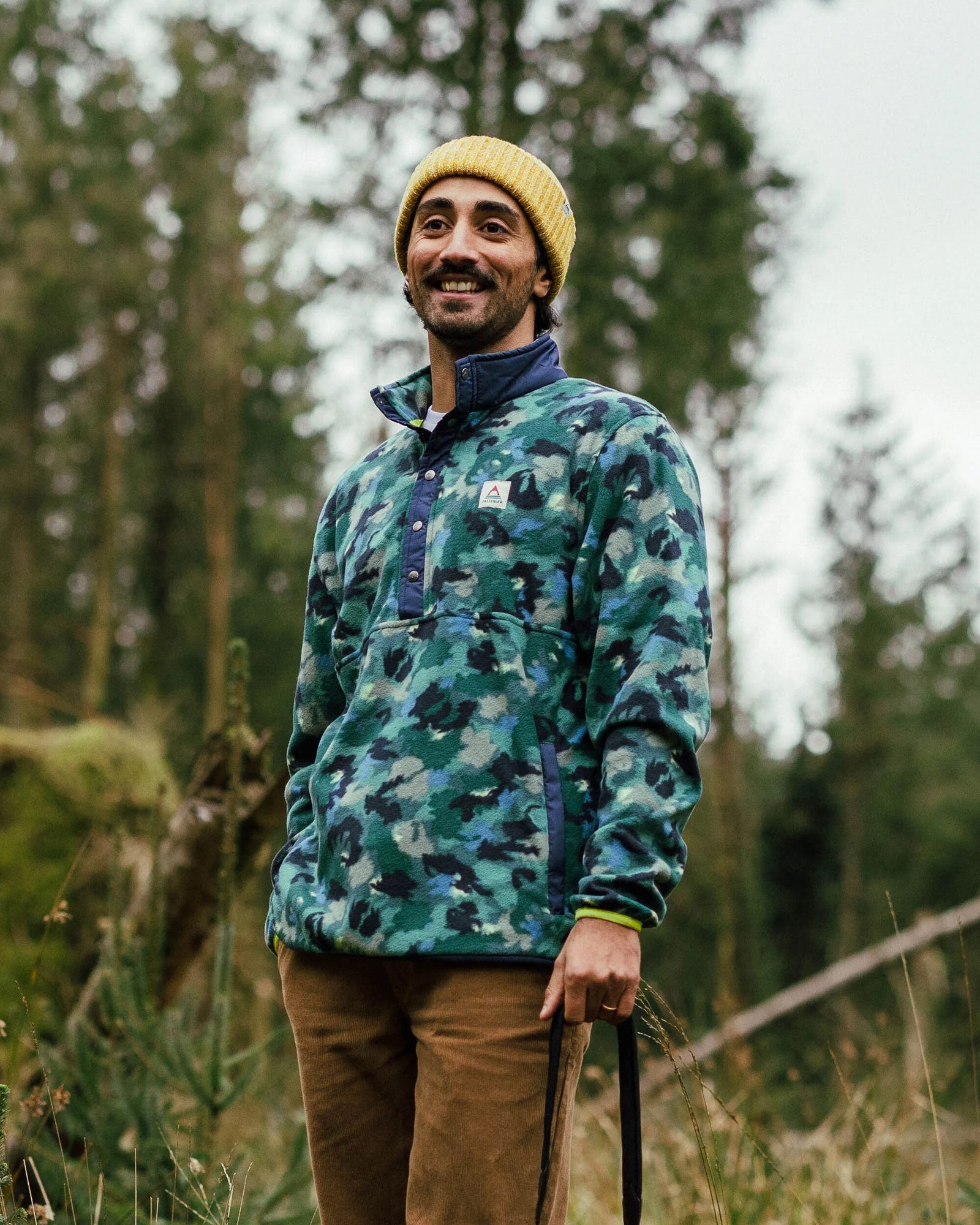 Adrift Polar Fleece Alpine Camo Rain Forest – Passenger