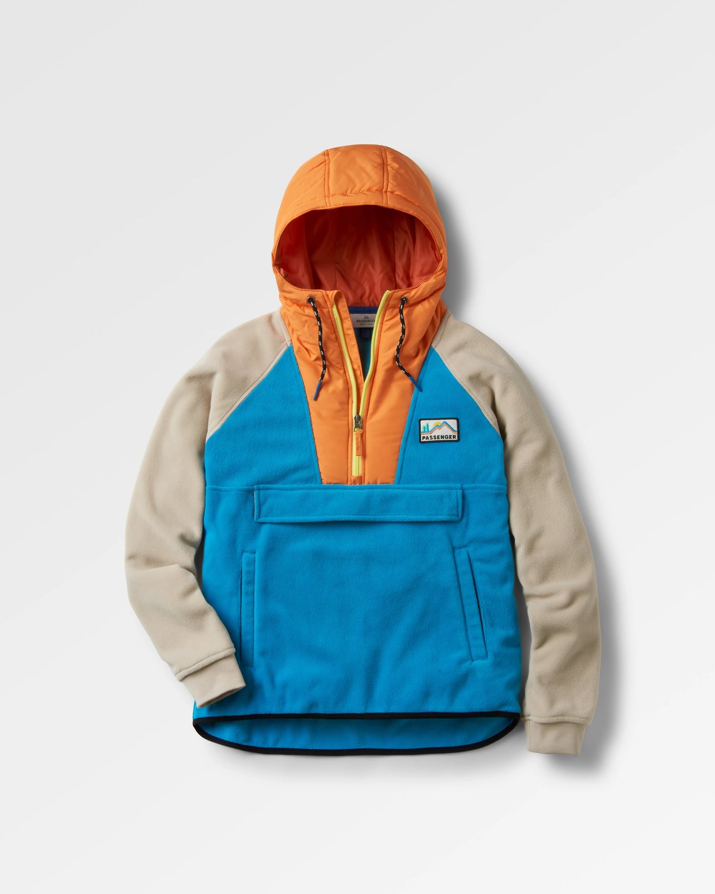 Alexander Recycled Polar Hooded Fleece Blue Pool – Passenger