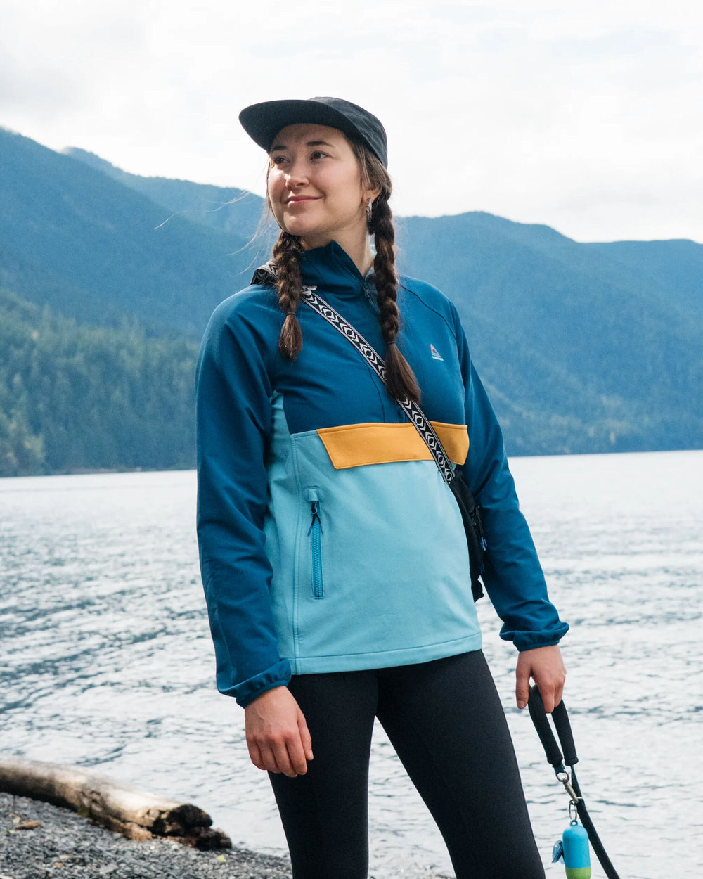 Ocean Softshell Anorak Retro Blue/Tidal Blue – Passenger