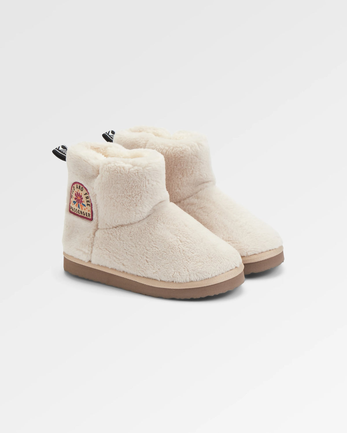 Hideaway Hut Sherpa Fleece Slipper Birch – Passenger