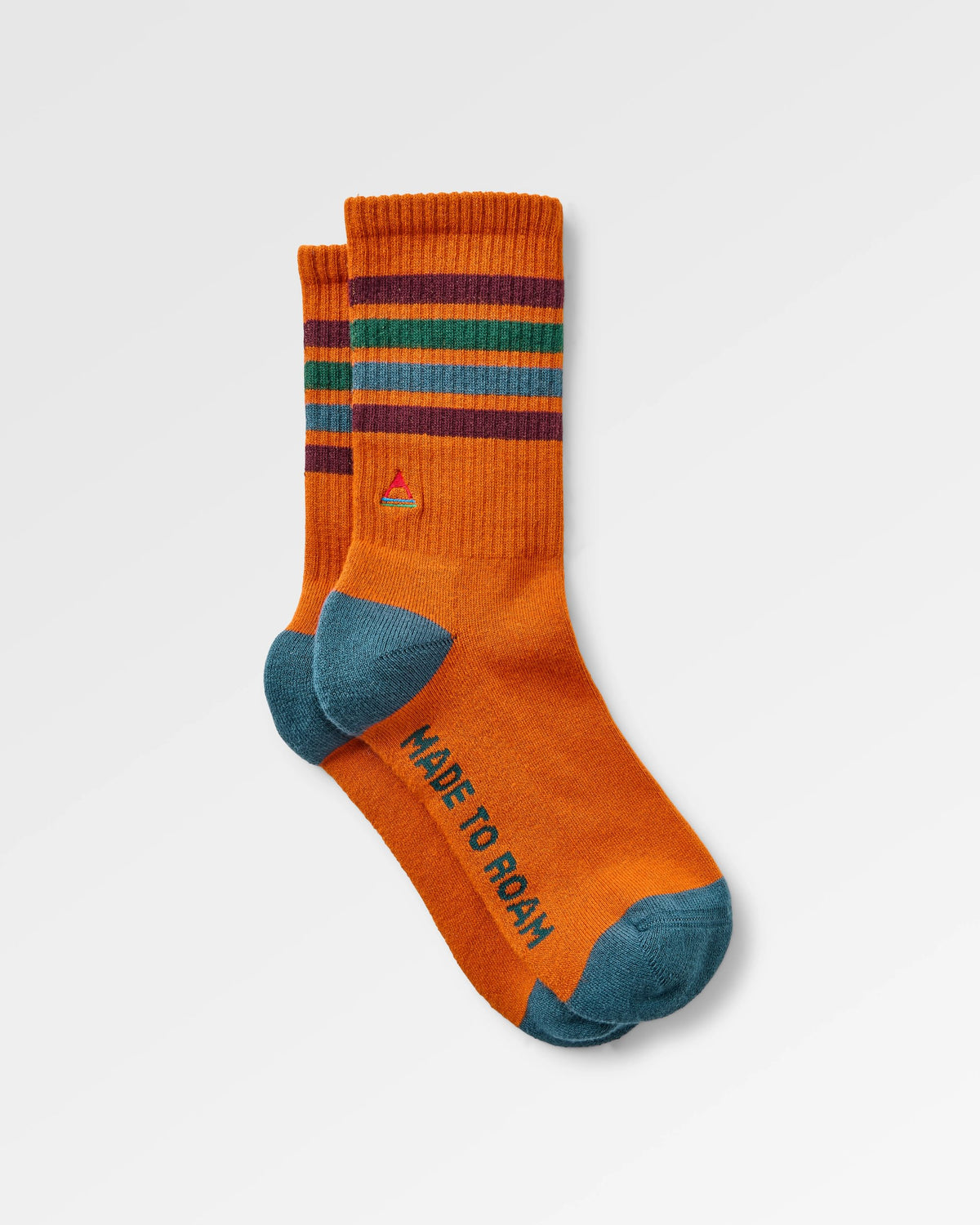 Classic Midweight Crew Socks Retro Orange – Passenger