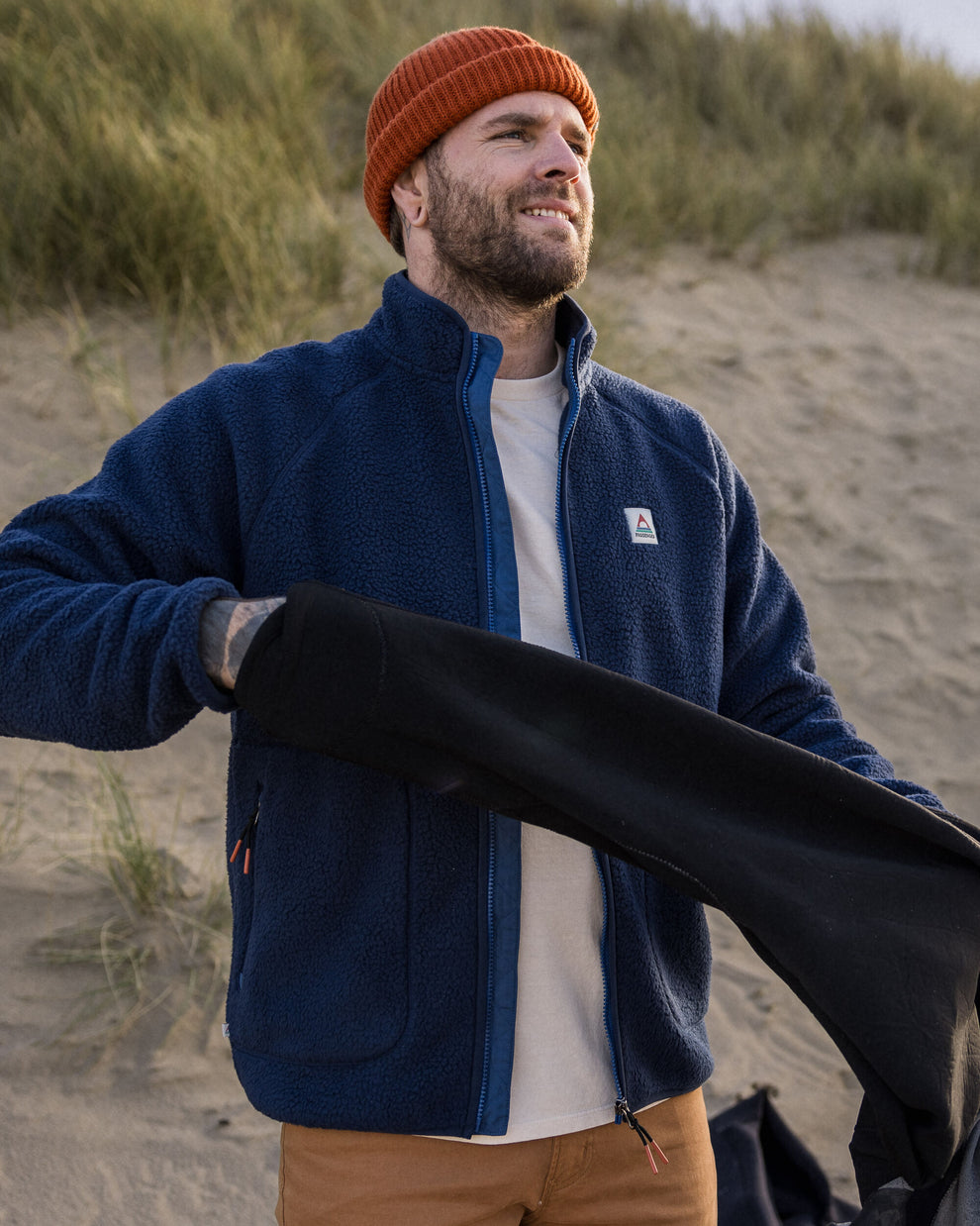 Tripper 2.0 Full Zip Recycled Sherpa Fleece Rich Navy – Passenger