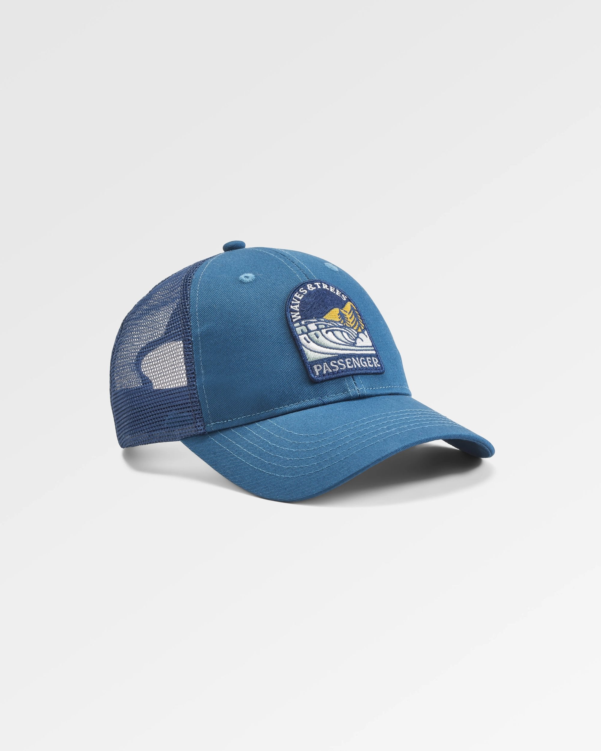 Waves & Trees Organic Cotton Trucker Cap Tidal Blue – Passenger