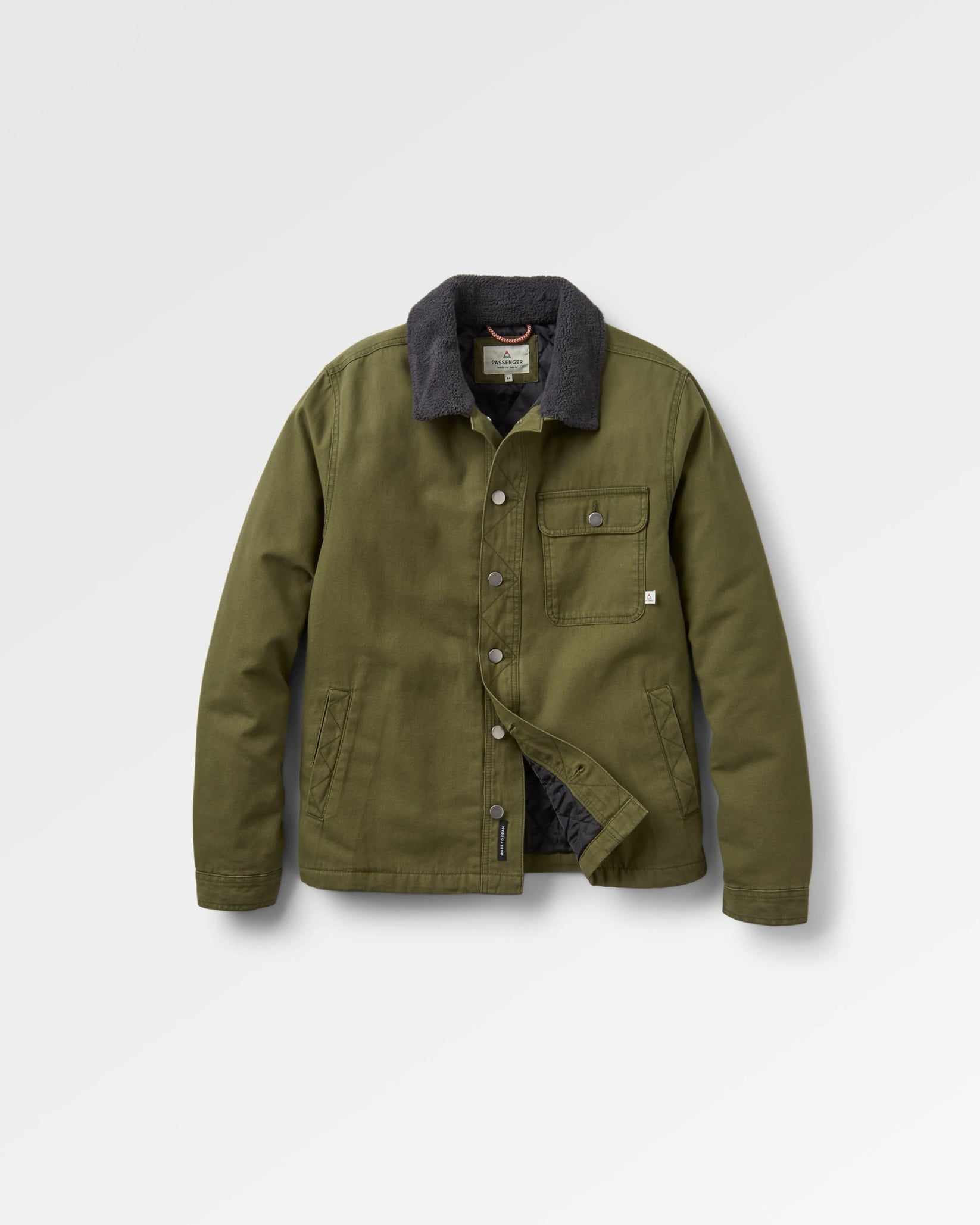 Falcon Organic Cotton Jacket Khaki – Passenger