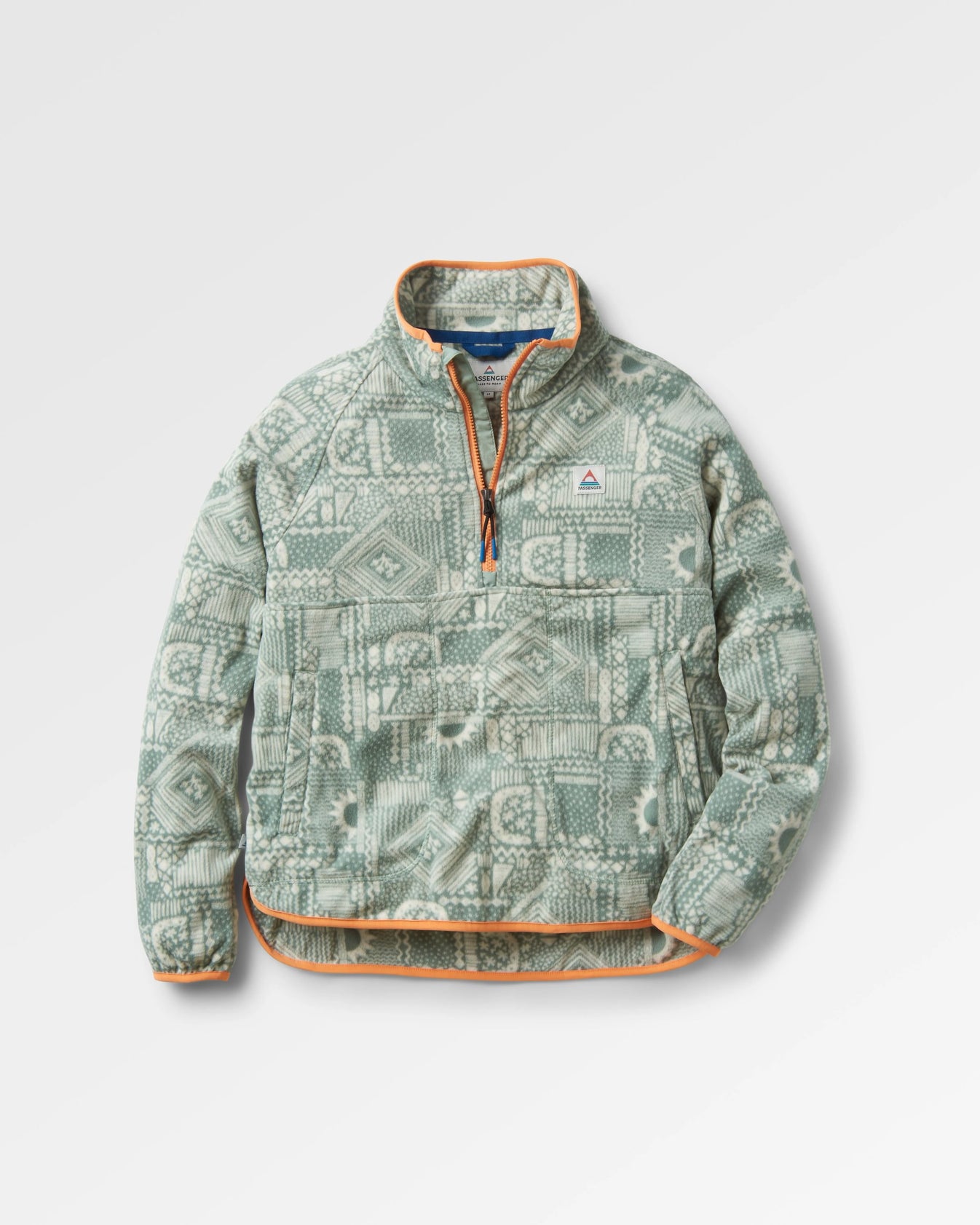 Sorrel Recycled Polar Fleece Vintage Patchwork Pistachio – Passenger