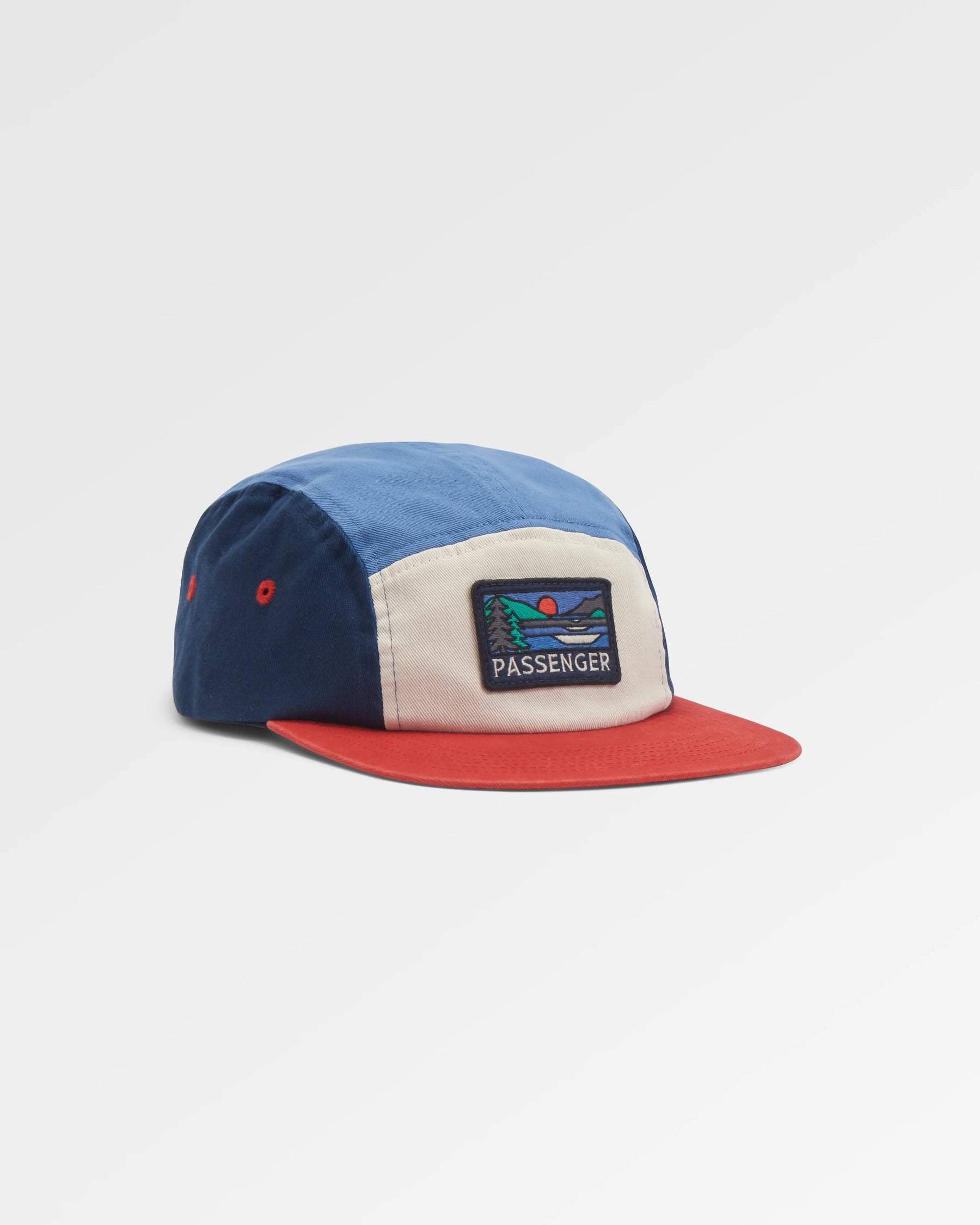 Roamer 5 Panel Cap Moonlight Blue Multi – Passenger