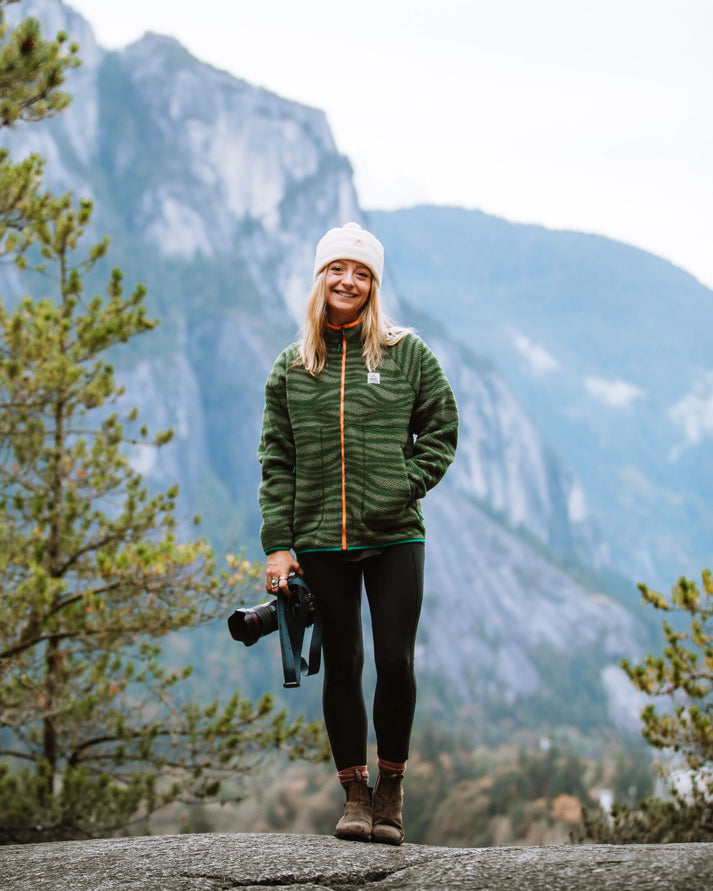 Fairbanks Full Zip Recycled Sherpa Fleece Strata Fir Tree – Passenger