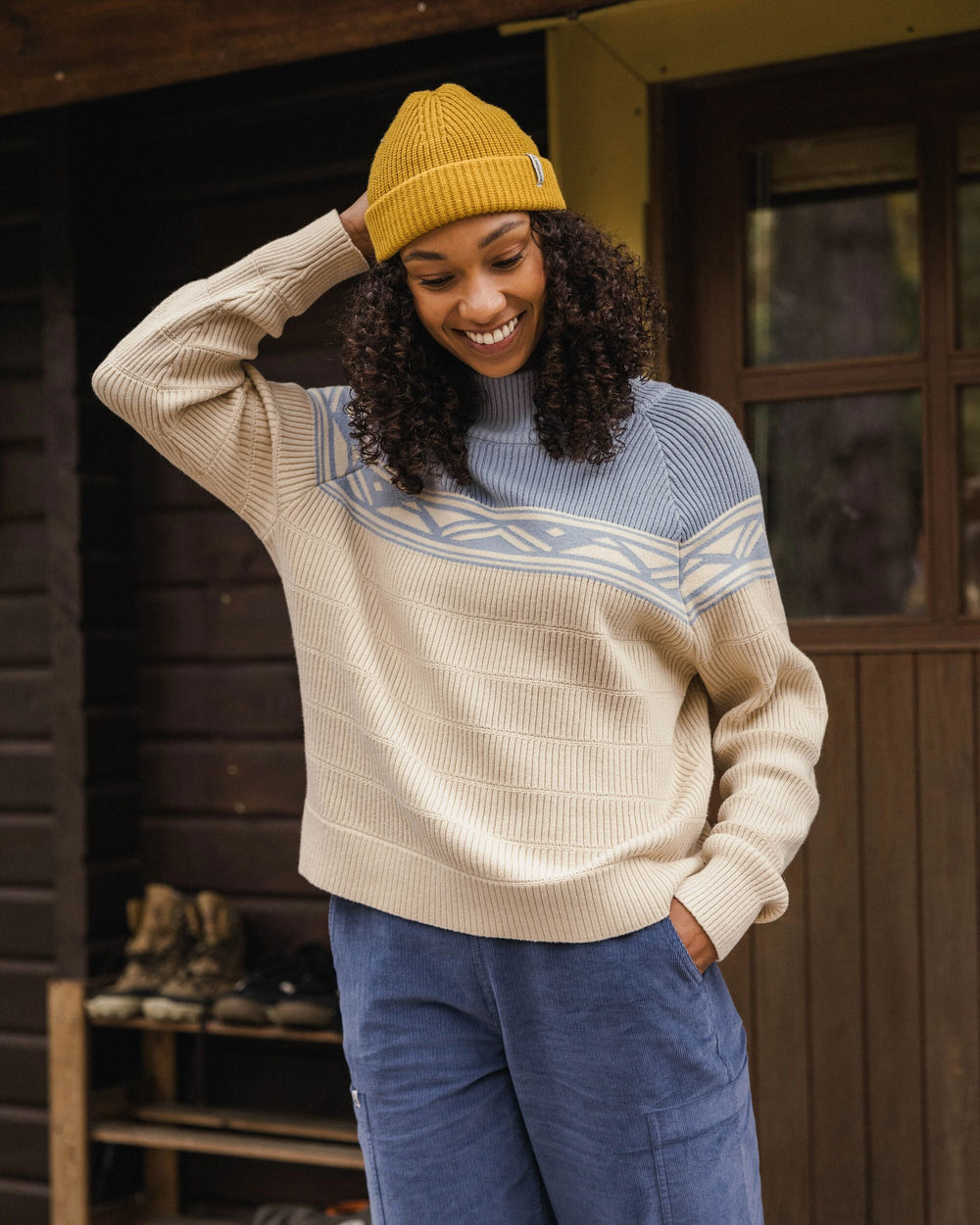 Nurture Organic Cotton Jumper Faded Denim – Passenger