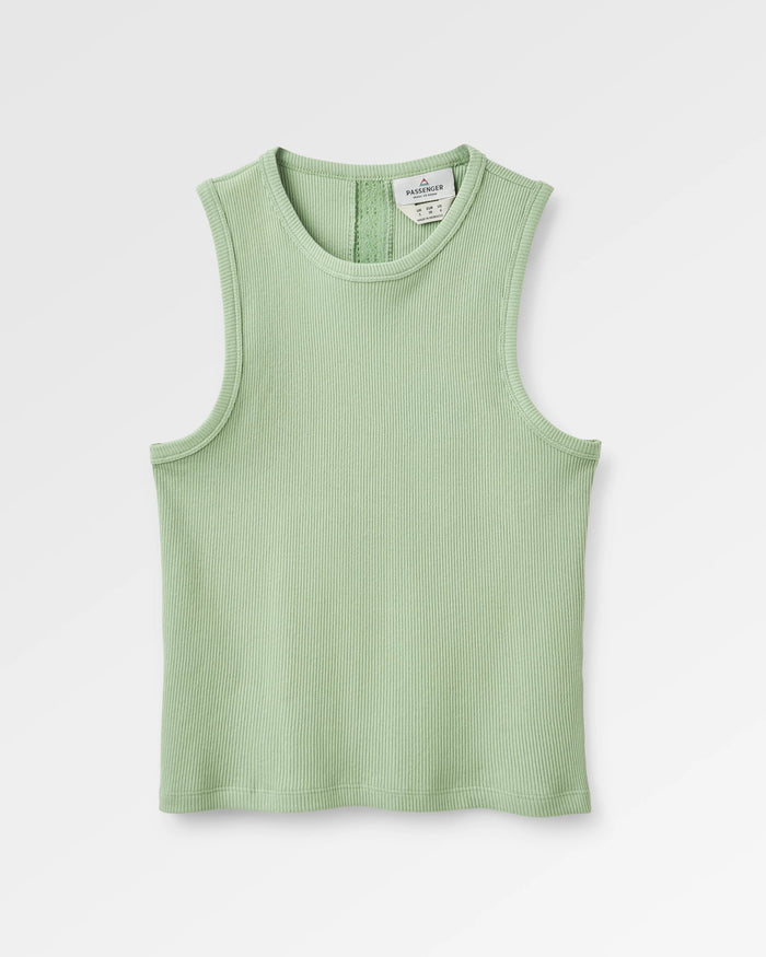 Atmos Ribbed Tank Vest Stem Green – Passenger