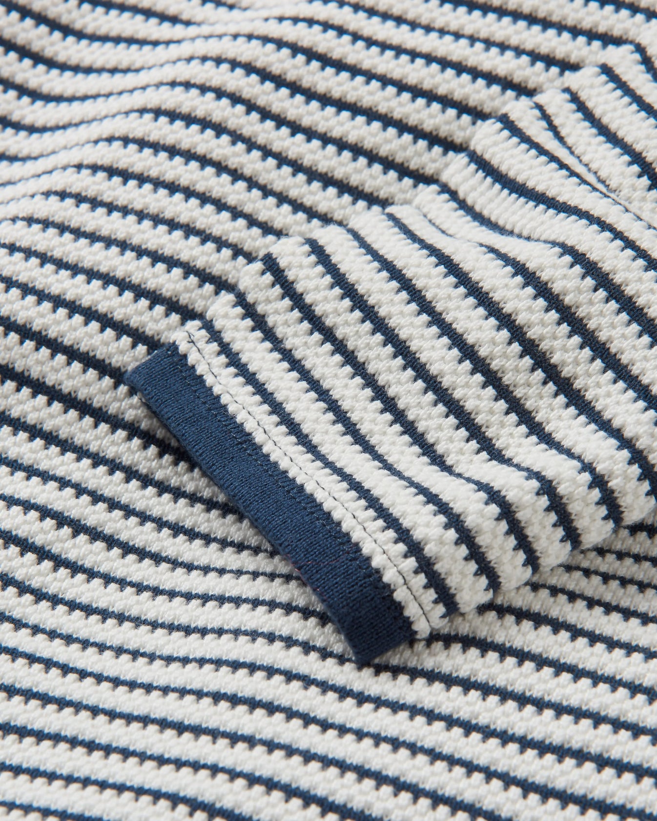 Muir Organic Knitted Jumper Off White Stripe – Passenger
