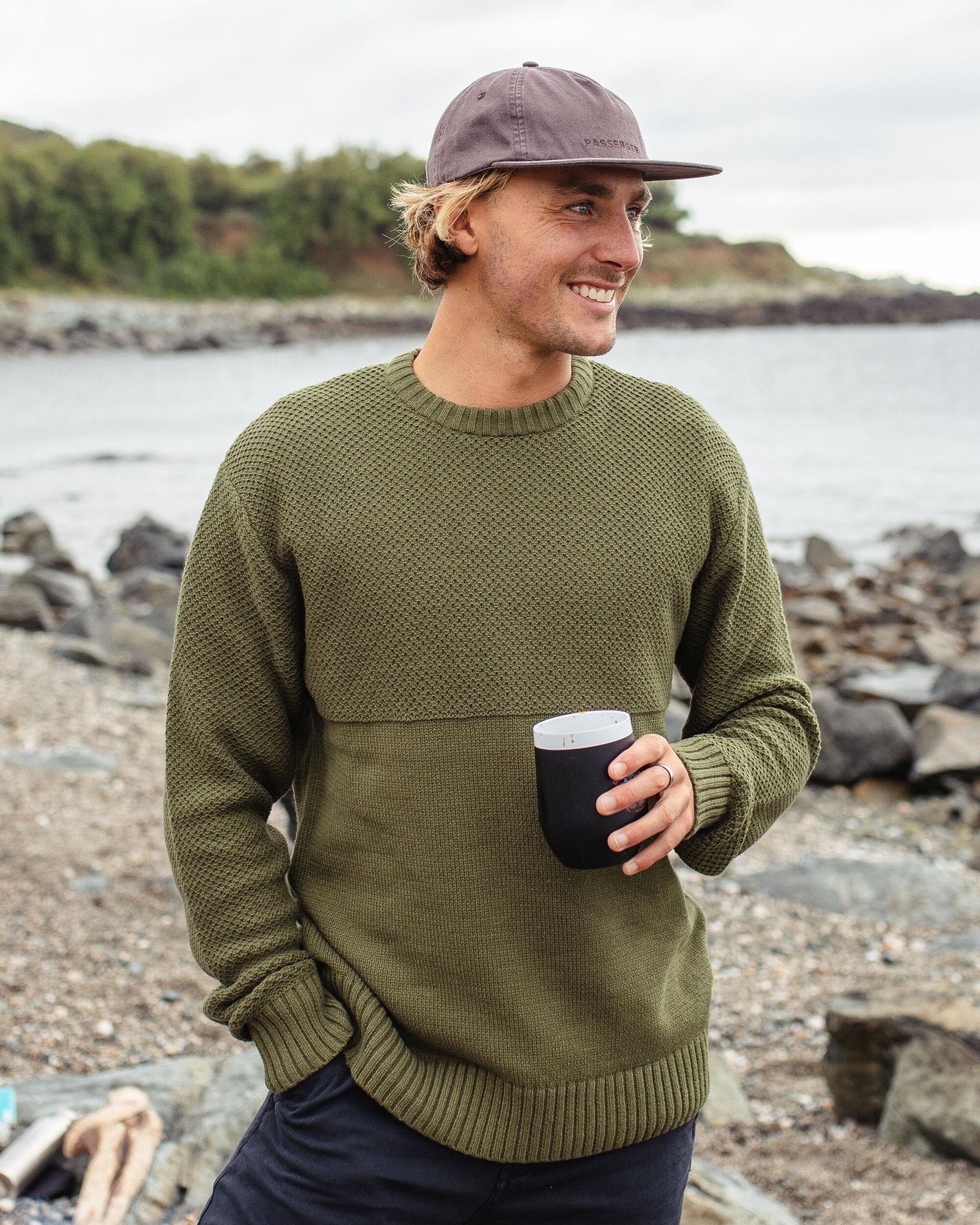 Swell Knitted Jumper Khaki – Passenger