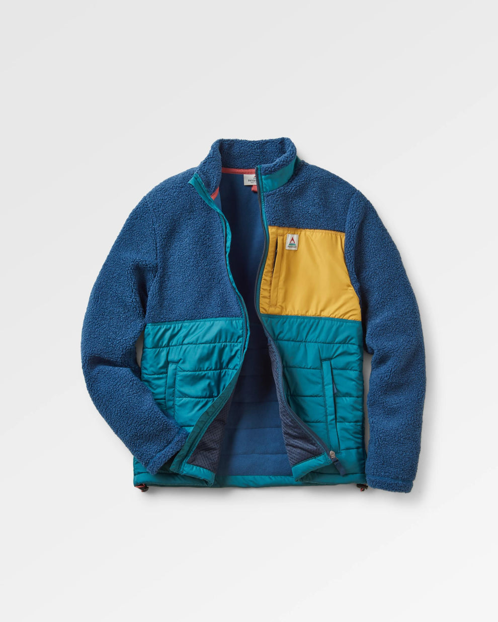 Born Explorer Recycled Polar-Lined Sherpa Fleece Dark Denim – Passenger