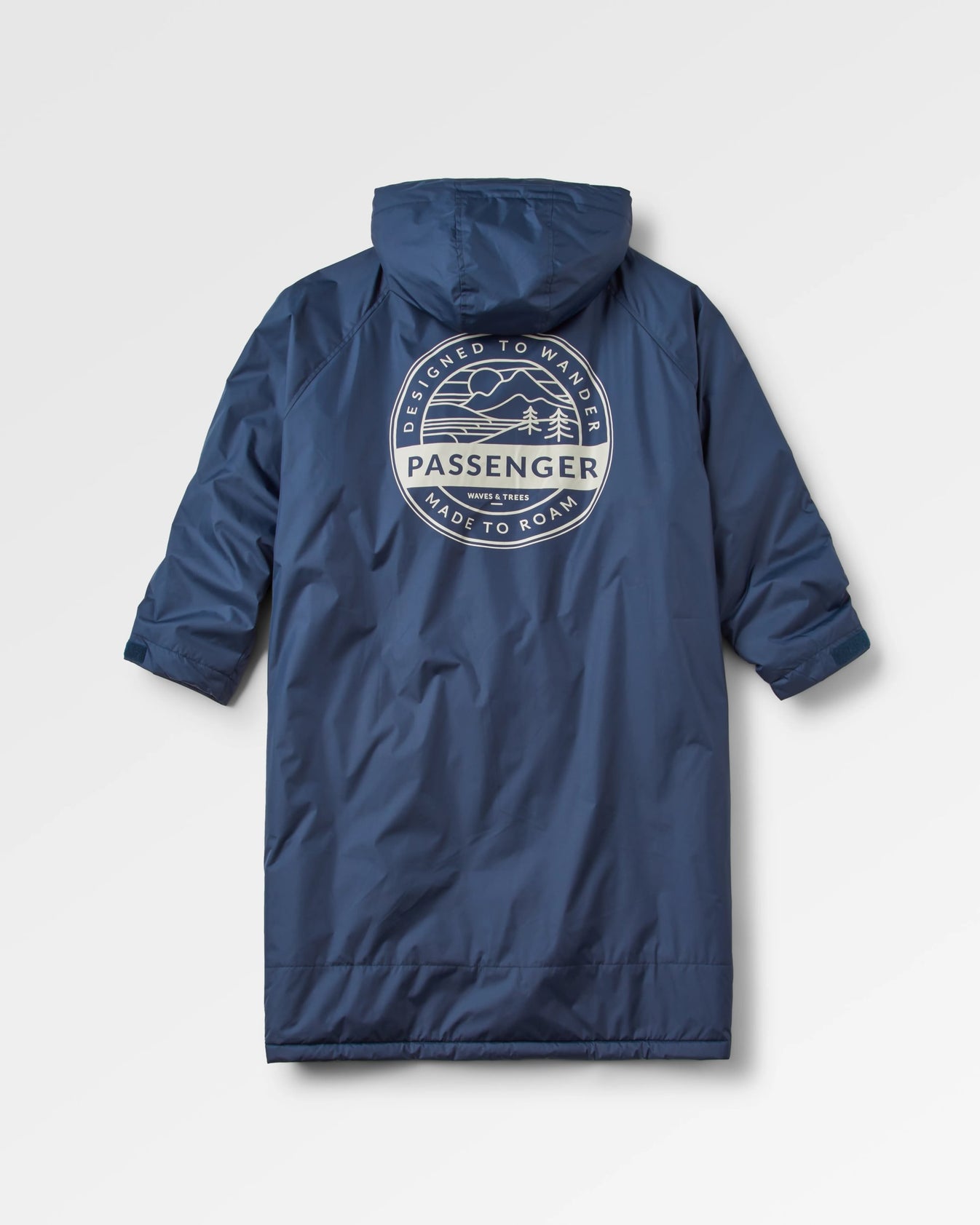 Waves Recycled Sherpa Lined Changing Robe Rich Navy – Passenger