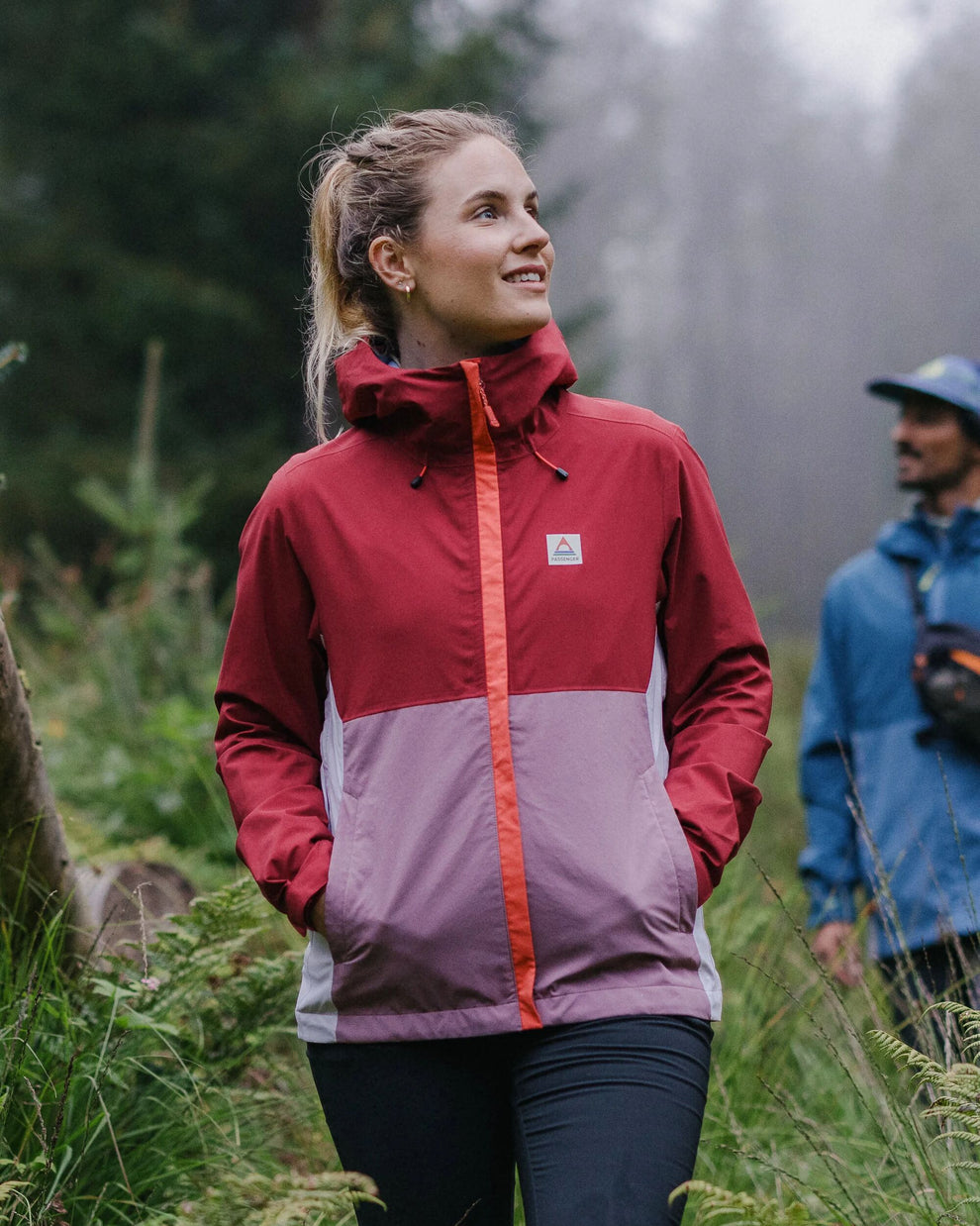 Rainstorm Recycled Waterproof Jacket Forest Berry/Berry – Passenger
