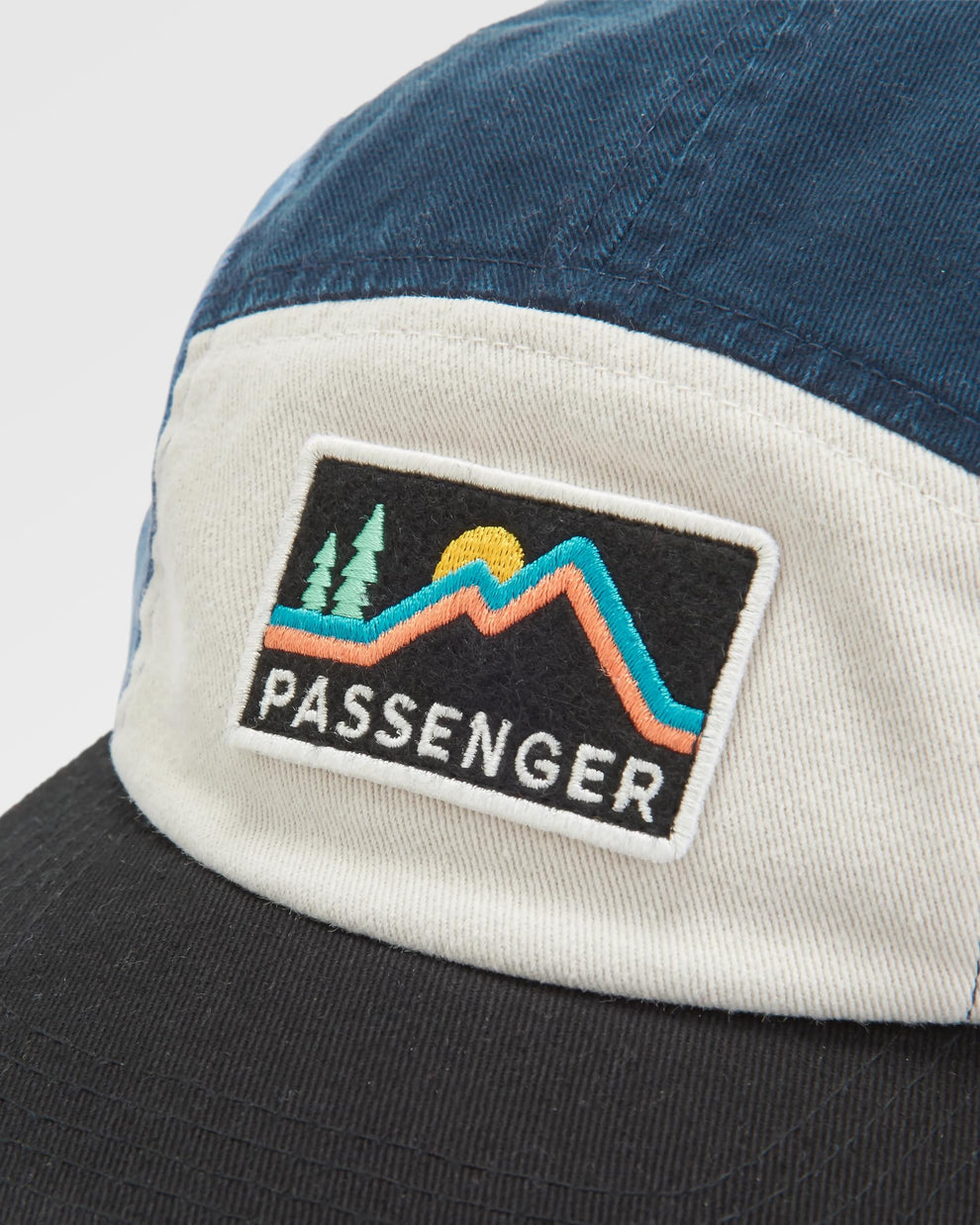 Made To Roam Recycled 5 Panel Cap Charcoal Multi – Passenger