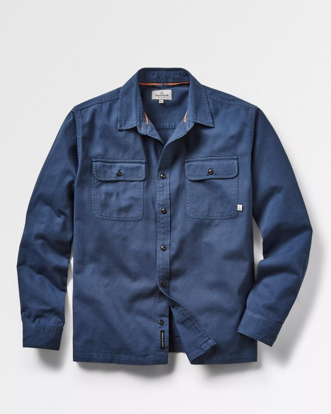 Vision Organic Cotton Shirt Dark Denim – Passenger