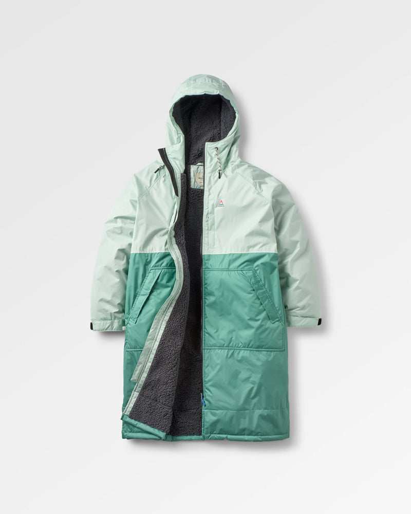 Waves Sherpa Lined Changing Robe Spearmint/Deep Ocean – Passenger